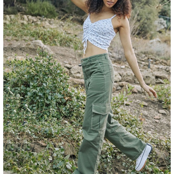 Full Tilt | Pants & Jumpsuits | Full Tilt Contrast Stitch Cargo Pants ...